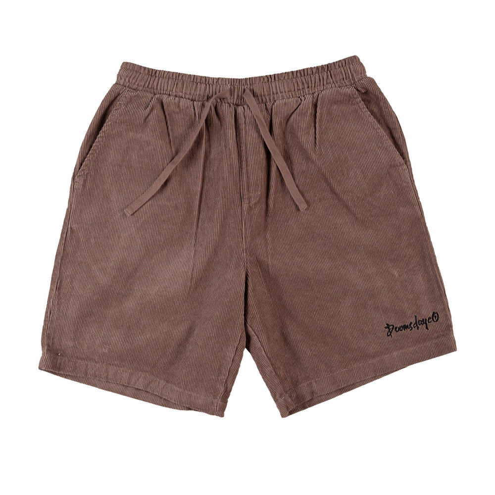 Doomsday Corduroy Shorts - Brown & Doomsday Co